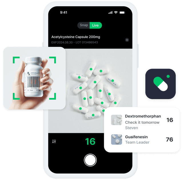 PillEye, #1 pill counting app